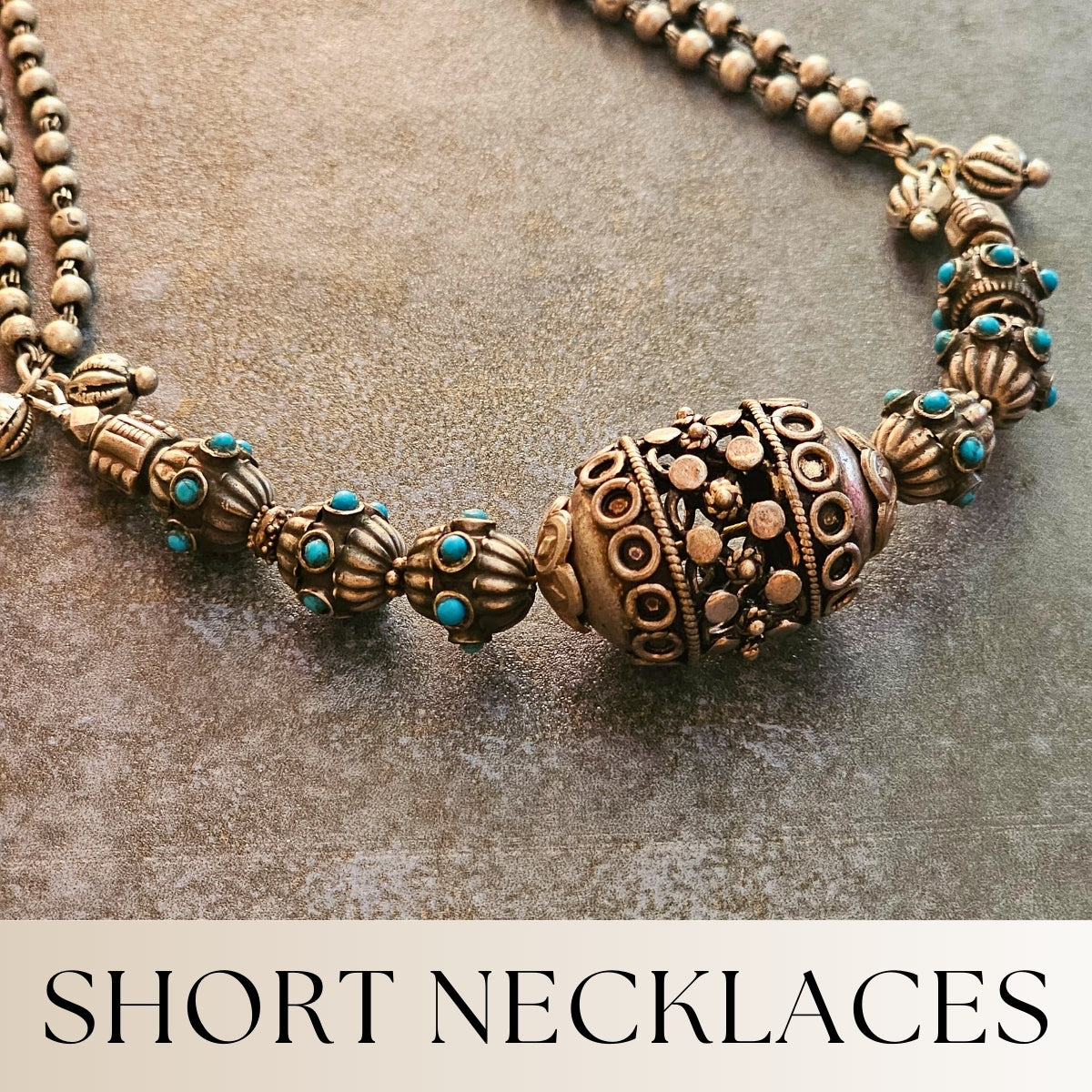 Short Necklaces – Vasuki | Handcrafted Silver Jewelry